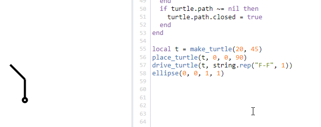 Drawing simple generative organics with L-systems